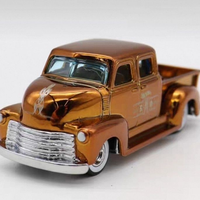 HW 風火輪RLC紅線 '50s Chevy Truck 1/64 雪弗蘭重型皮卡車模型絕版車模 | 蝦皮購物