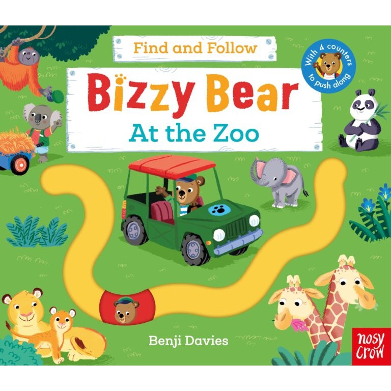Bizzy Bear Find and Follow: At the Zoo *附音檔QRCode*(硬頁書)/Benji Davies【三民網路書店】 | 蝦皮購物
