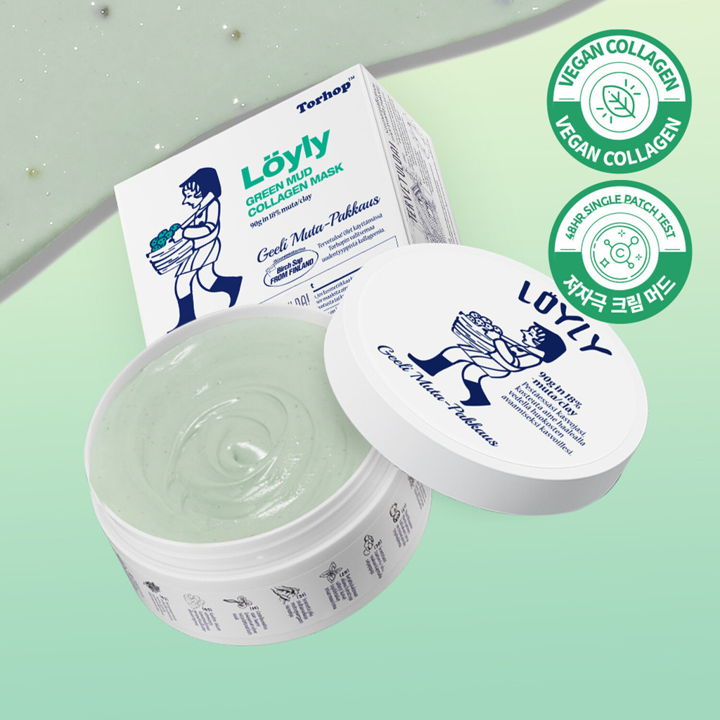 [Olive Young] Torhop Loyly 綠泥膠原蛋白面膜 90g | 蝦皮購物