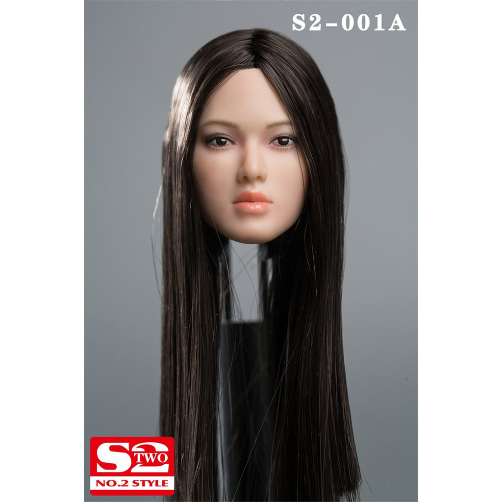 【高檔】現貨 S2-Studio S2-001 1/6 亞洲植髮女頭不含素體 六款 | 蝦皮購物