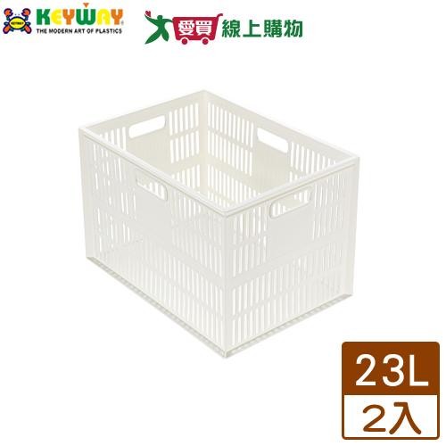 KEYWAY聯府 深型特大總理萬用籃 DT38【2件超值組】 台灣製 雙邊提把 可堆疊 收納 置物 整理【愛買】 | 蝦皮購物