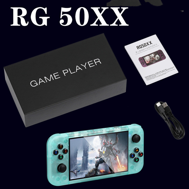 [新品速髮]複古橫版掌機RG50XX 便攜C街機A雙人開源PSP機LINUX係統 35BZ | 蝦皮購物