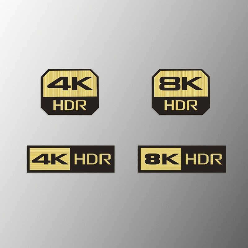 暢銷 4k8k標誌視頻高清logo裝飾貼畵無人機家庭影院播放器裝飾自粘貼紙 | 蝦皮購物