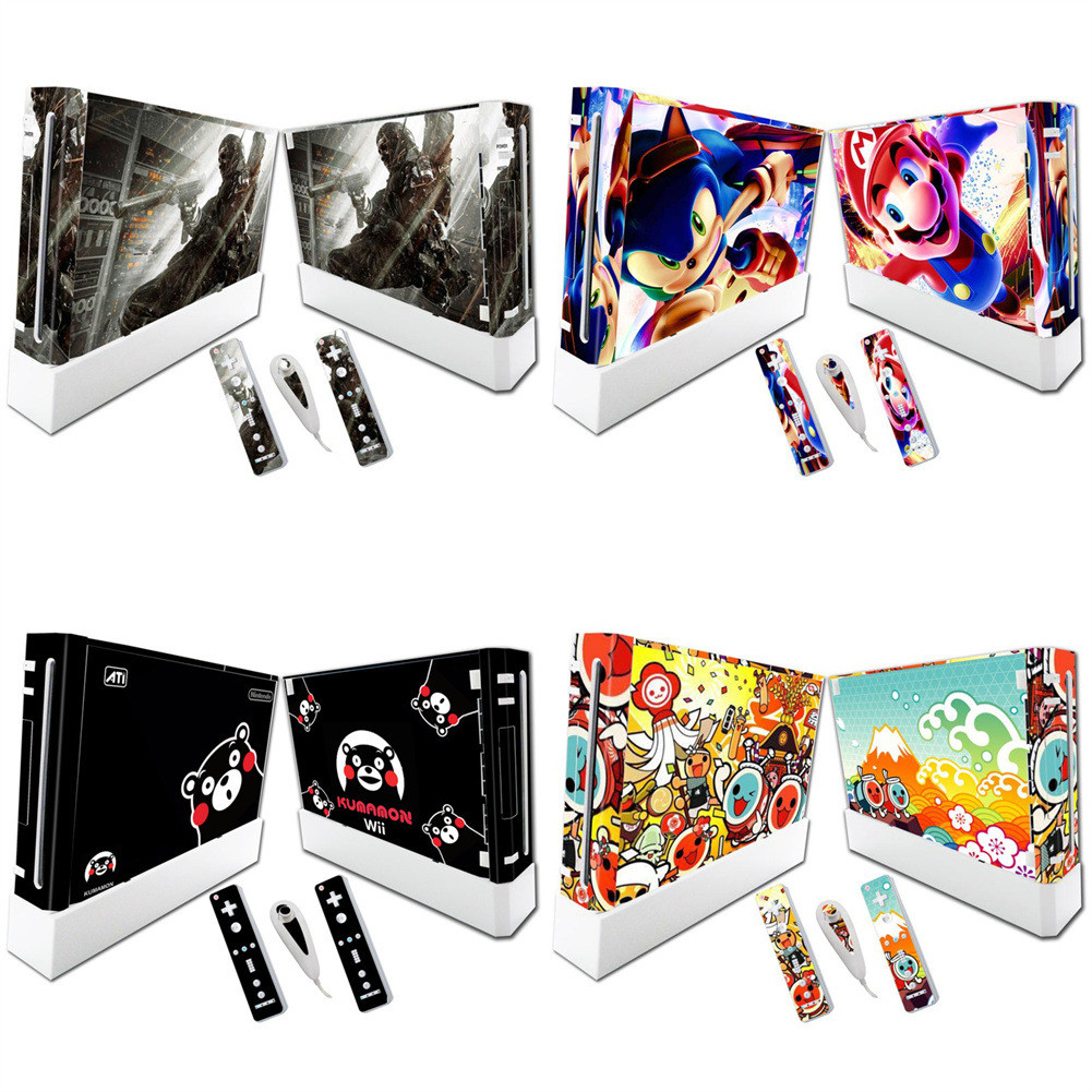 wii遊戲機全身貼紙 手柄貼紙 時尚個性貼紙 Skin Sticker 保護膜 | 蝦皮購物