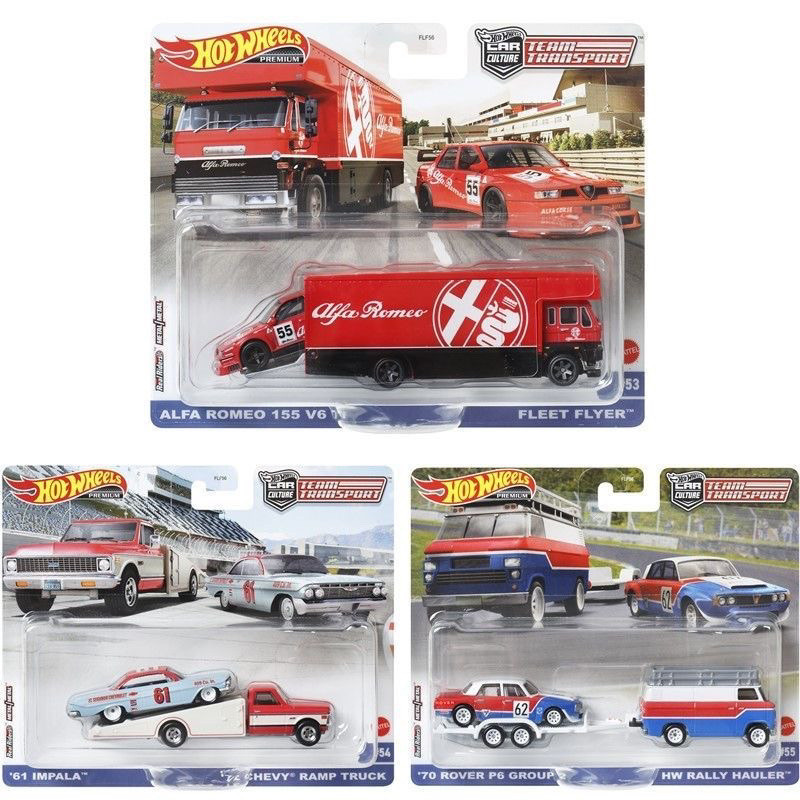 ※風火輪hotwheels運輸車隊2023年FLF56羅密歐英帕拉羅孚合金模型 | 蝦皮購物