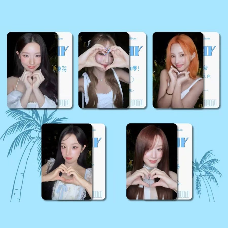 gidle女團周邊趙美延金米妮田小娟宋雨琦葉舒華風特典收藏小卡 XK02+1 | 蝦皮購物