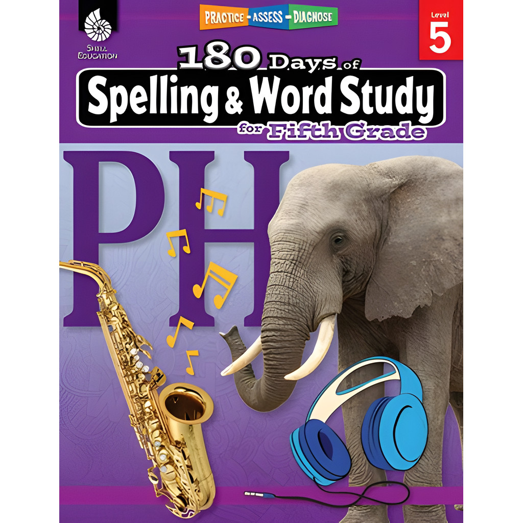 180 Days of Spelling and Word Study for Fifth/Shireen Pesez Rhoades【禮筑 ...