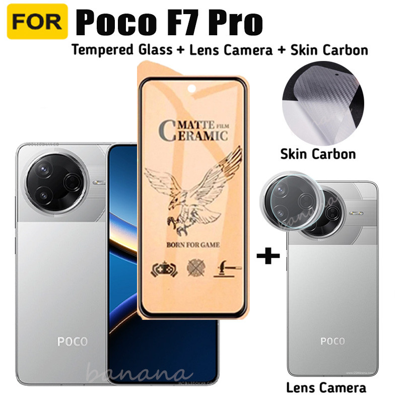 適用於 Poco F7 Pro 陶瓷磨砂軟膜 Poco F7 Ultra X7 Pro M7 Pro M7 5GScre | 蝦皮購物