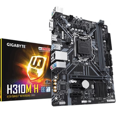 【Gigabyte/技嘉】技嘉原廠盒裝 H310M-H 支持8代 9代CPU VGA 和HDMI 接口 | 蝦皮購物