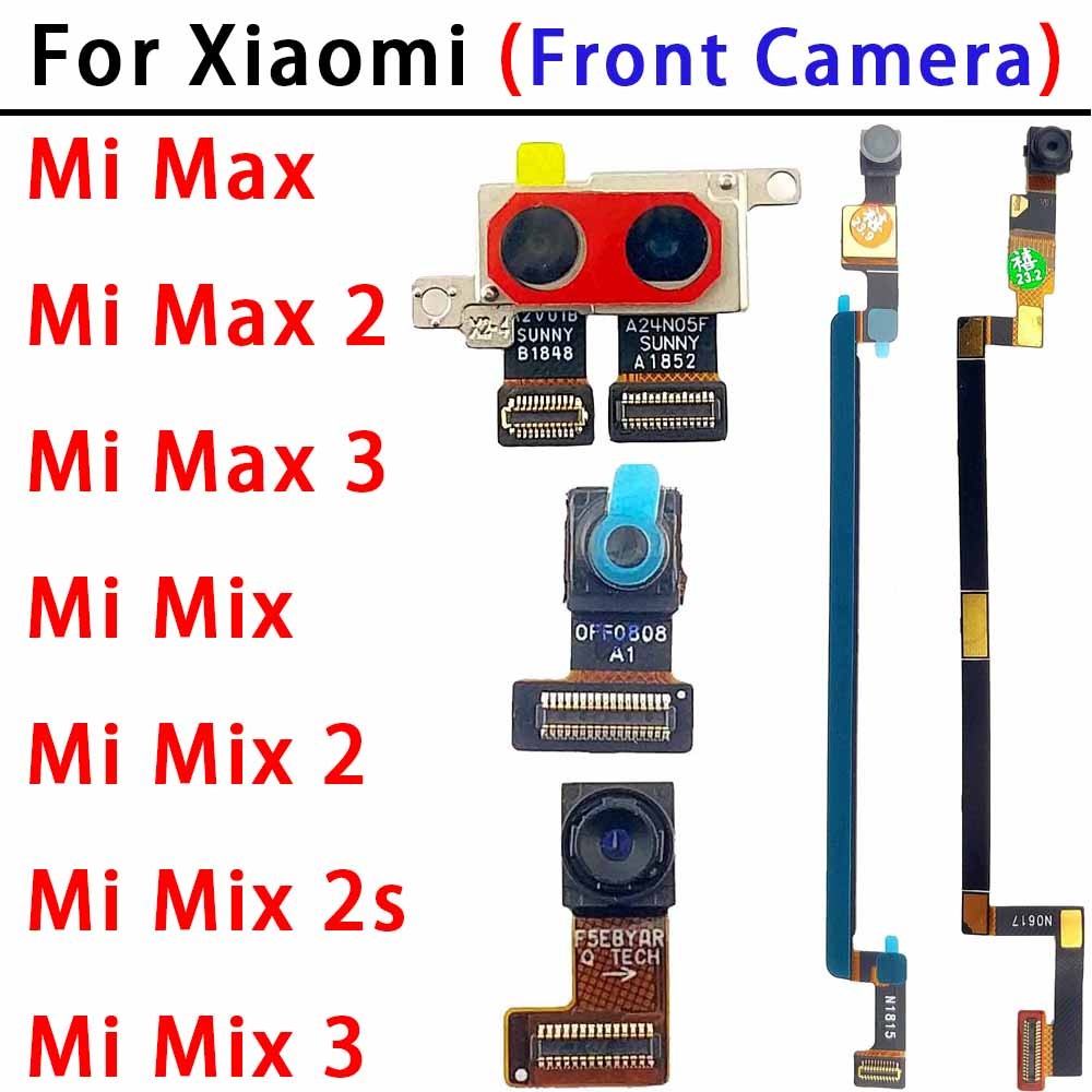 XIAOMI MI 適用於小米 Mi Max Mix2 Mix2s Mix3 正面攝像頭模塊更換的原裝前置攝像頭 | 蝦皮購物