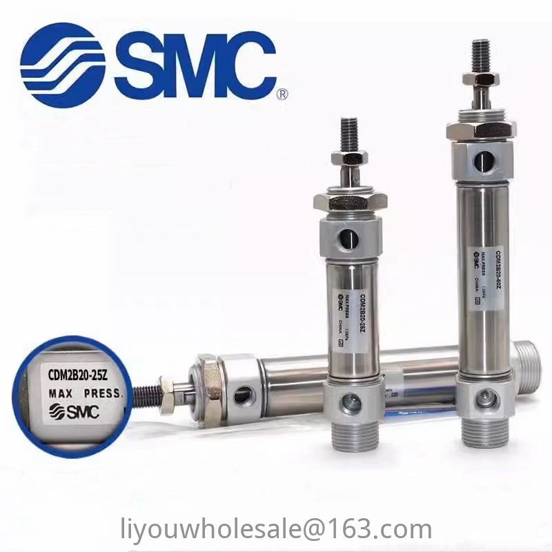 SMC氣緩衝氣缸CDM2B20/25/32/40-50/75/100A/125/150A175/200AZ | 蝦皮購物