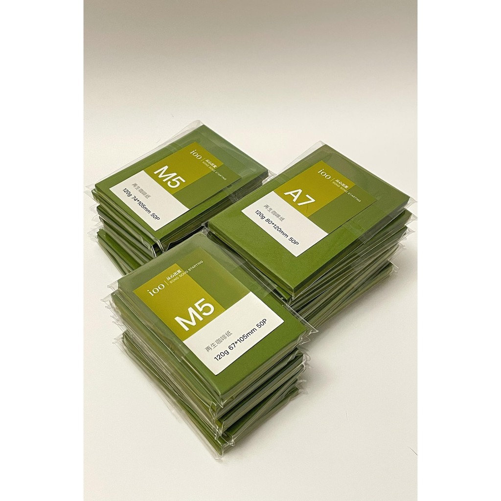 【雙拼】120g 再生咖啡渣紙 紙磚 內頁M5 A7 | 蝦皮購物