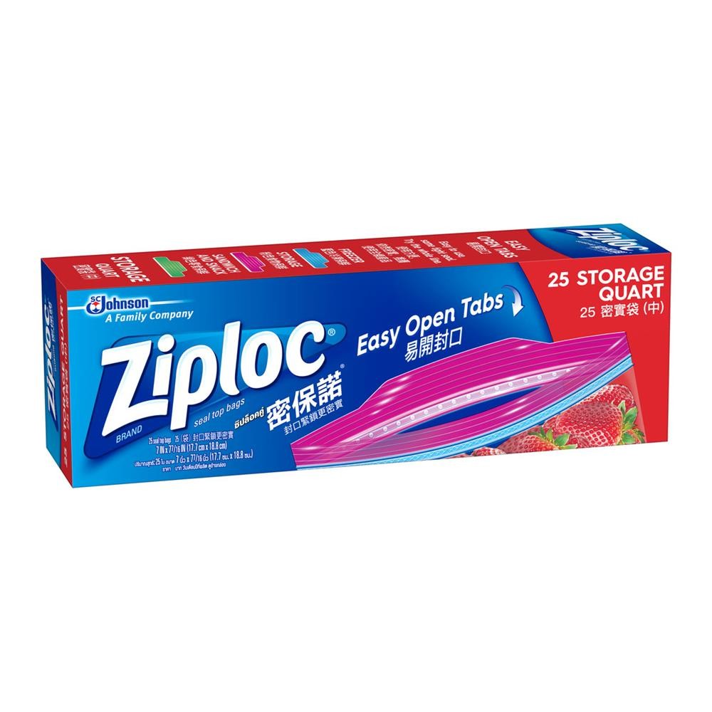 Ziploc密保諾密實袋（中）25入 | 蝦皮購物