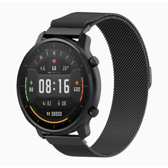 梵固 米蘭不鏽鋼錶帶 FanGu DA9a DA9a-g DA12 DA25 FC8K 磁吸 替換腕帶 | 蝦皮購物