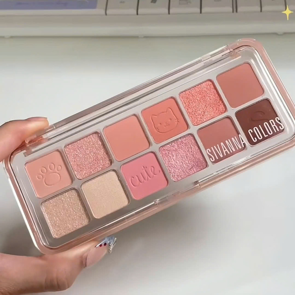 [Sivanna] Sivanna Cat 12 盤眼影盤 | 蝦皮購物