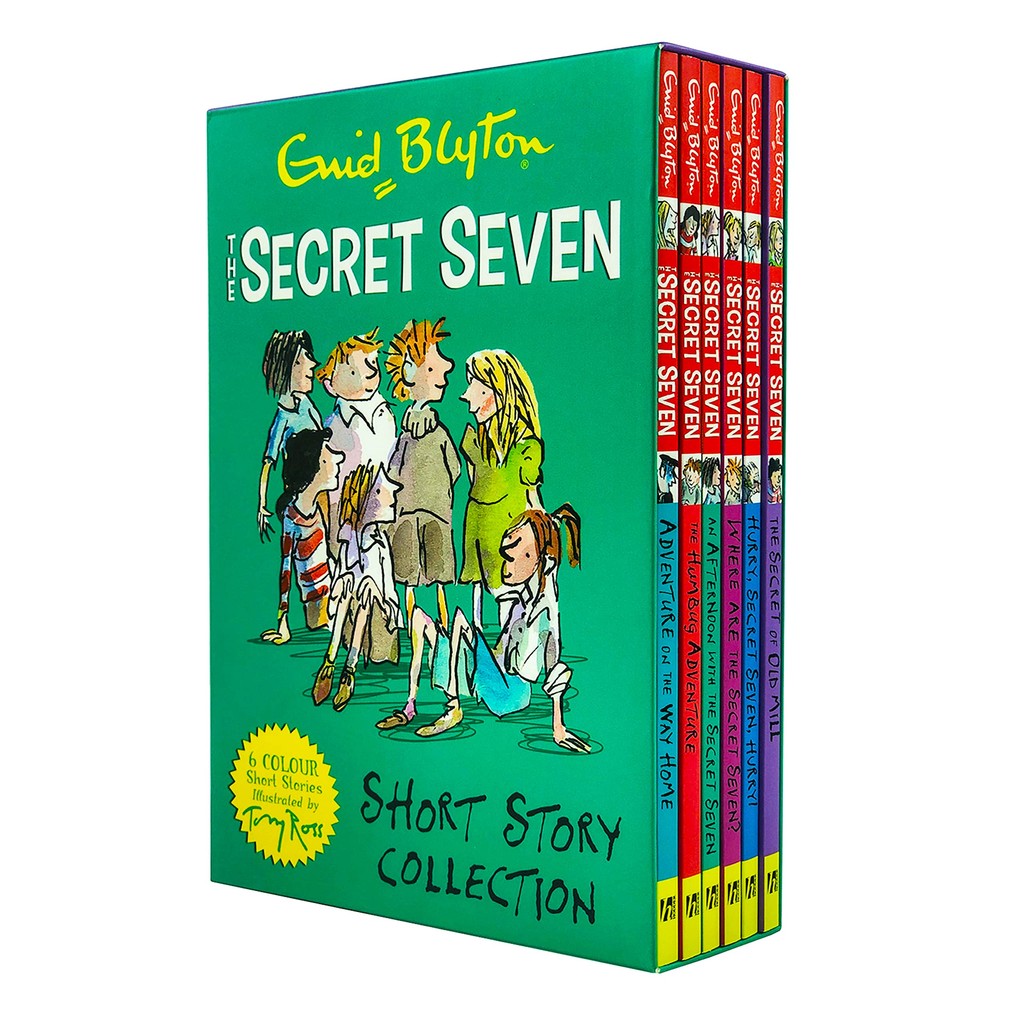 Enid Blyton The Secret Seven Short Story Collection 6 Books Box Set ...
