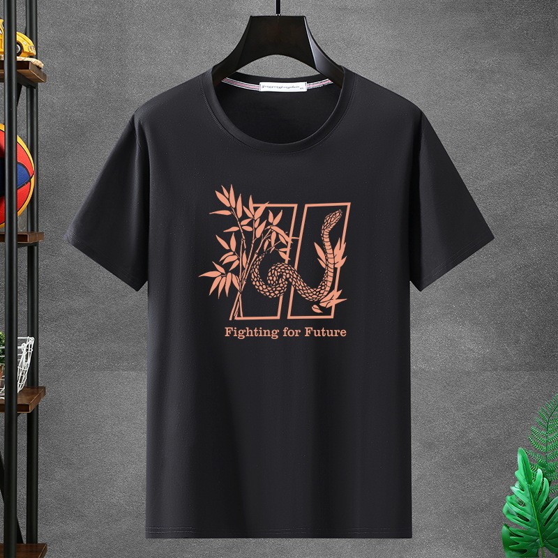 4XL-12XL大尺碼T恤 棉質短袖 男棉t t恤 大尺碼蛇年本命年大尺碼紅色t恤男寬鬆加肥加大胖子短袖圓領印花短袖 | 蝦皮購物