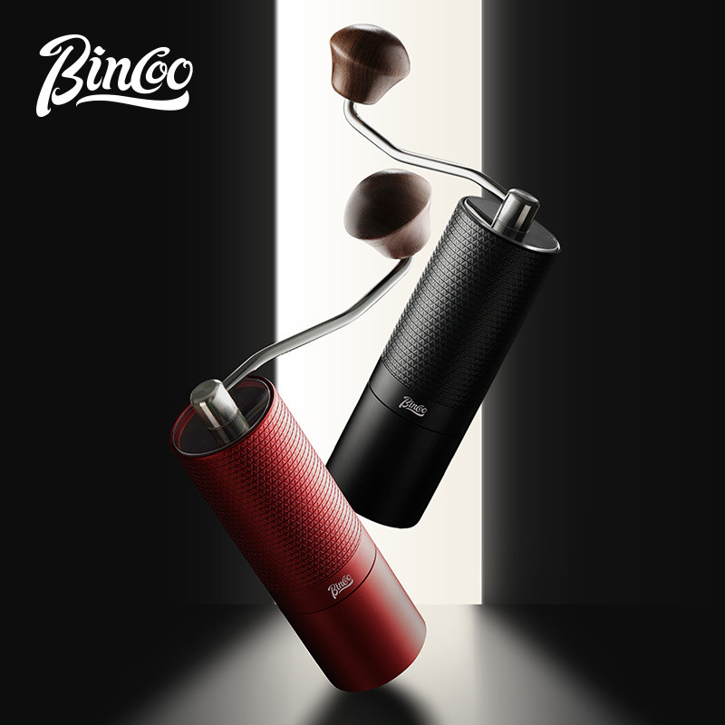 [爆款速髮]bincoo手搖磨豆機 咖啡豆研磨機手磨咖啡機磨豆手動CNC六角鋼芯 | 蝦皮購物