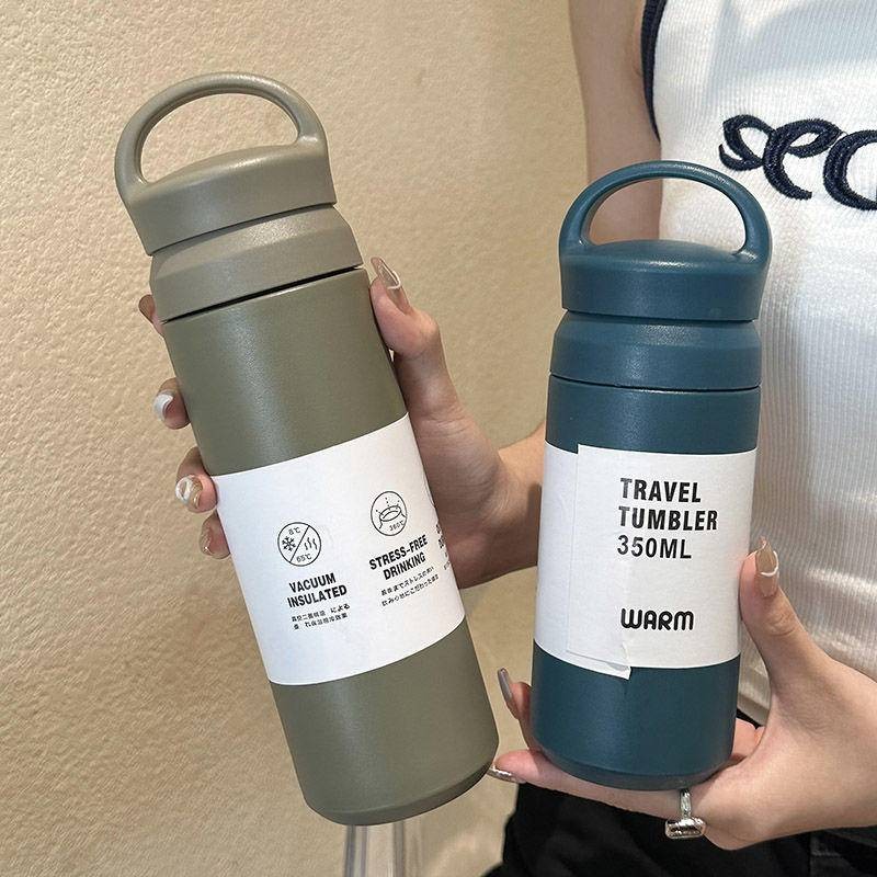 韓系ins學生杯子保溫女水杯兒童高顏值男女生便攜304不鏽鋼保溫杯 | 蝦皮購物