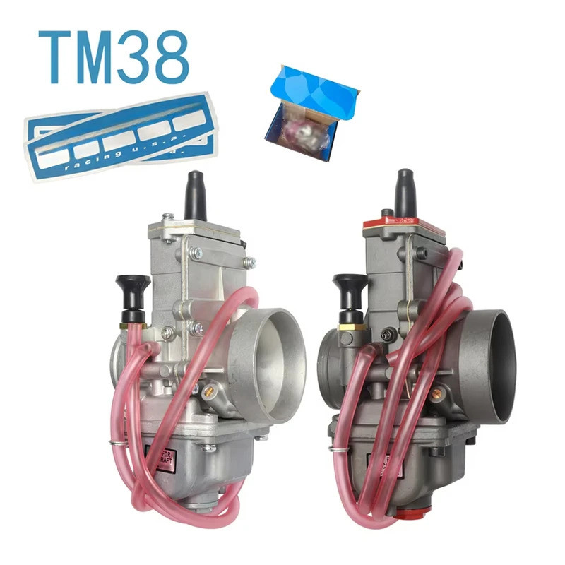 化油器 TM38 TM38-85 TM38-86 38MM 47MM TM 系列扁平滑軌適用於 MIKUNI HONDA | 蝦皮購物