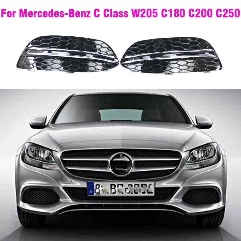 梅賽德斯-奔馳 C 級 W205 C180 C200 C250 前保險槓格柵霧燈罩鍍鉻飾條 2058851123 205 | 蝦皮購物