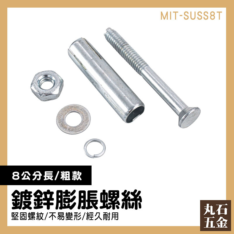 減速帶螺絲 壁虎 鑽尾 白鐵壁虎 特殊螺絲 五金螺絲 MIT-SUSS8T 膨脹壁虎 警示柱螺絲 膨脹螺絲【丸石五金】 | 蝦皮購物