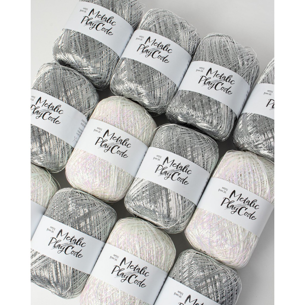 【Yarn-a台灣】Metalic Play Code 韓國金屬線 70g | 蝦皮購物