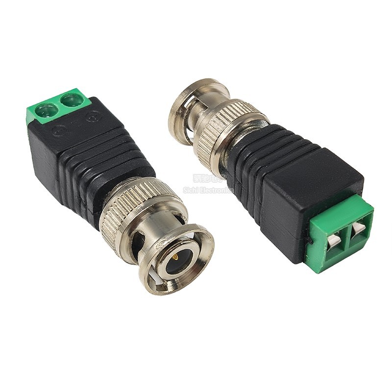 （量大價優）BNC免焊轉接頭 公頭母頭電源插座 Q9頭頻道監控攝像機安防轉接頭 | 蝦皮購物