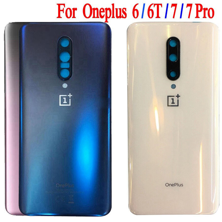 OnePlus 6 6t後電池蓋門後玻璃Oneplus 7 Pro 7t Pro蓋1 6t外殻外殻相機鏡頭的原裝玻璃 | 蝦皮購物