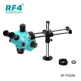RF4 6.5-65X 連續變焦三目立體顯微鏡7-50X,雙滾輪設計自由調節顯微鏡支持RF-FO22A | 蝦皮購物