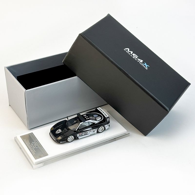 MY64 1:64 躍馬 F40 RCPD 極品飛車高速警車黑白NFS 樹脂汽車模型絕版模型 | 蝦皮購物