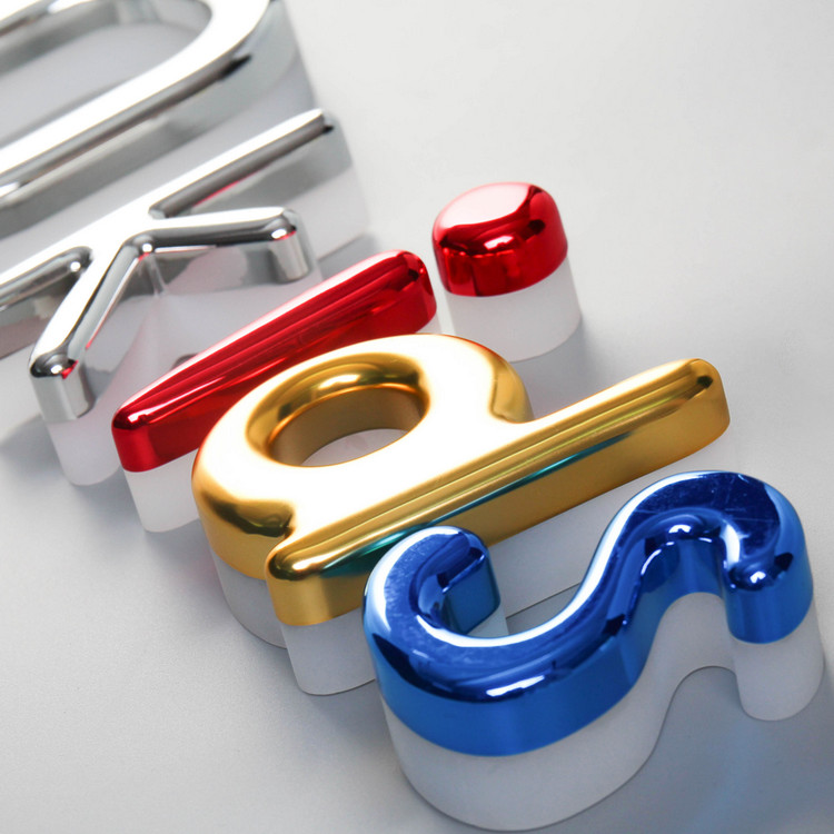 客製化 招牌 發光字 真空鍍膜發光字立體logo亞克力3D背打光字高檔商店門頭logo訂製 | 蝦皮購物