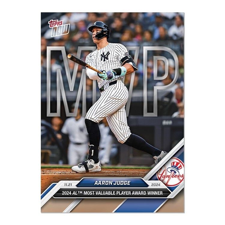 【球衣藏家】Topps Now Card OS-5 Judge 法官 美聯 2024 年度 MVP MLB 球員卡 | 蝦皮購物