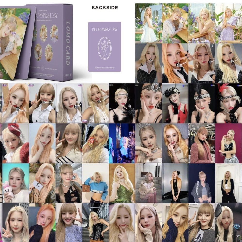 GI-DLE小卡自製專輯宋雨琦葉舒華海報寫真隨機卡LOMO卡周邊55張 XK02+1 | 蝦皮購物