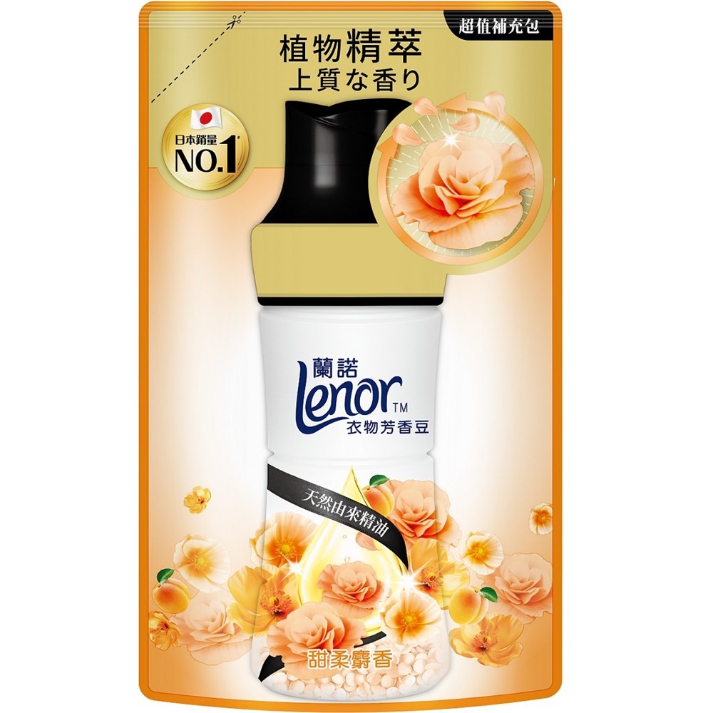 蘭諾Lenor 衣物芳香豆甜柔麝香補充包440ML | 蝦皮購物