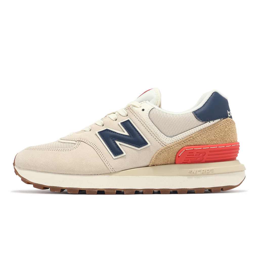 New Balance 休閒鞋 574 男鞋 女鞋 米白 藍 復古 NB [ACS] U574LGNV-D | 蝦皮購物