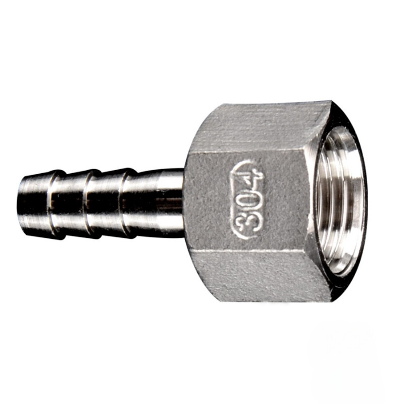 【XJK】304不鏽鋼格林頭燃煤氣軟管水管快插直接頭 DN8/10/15/20內絲寶塔接頭 | 蝦皮購物