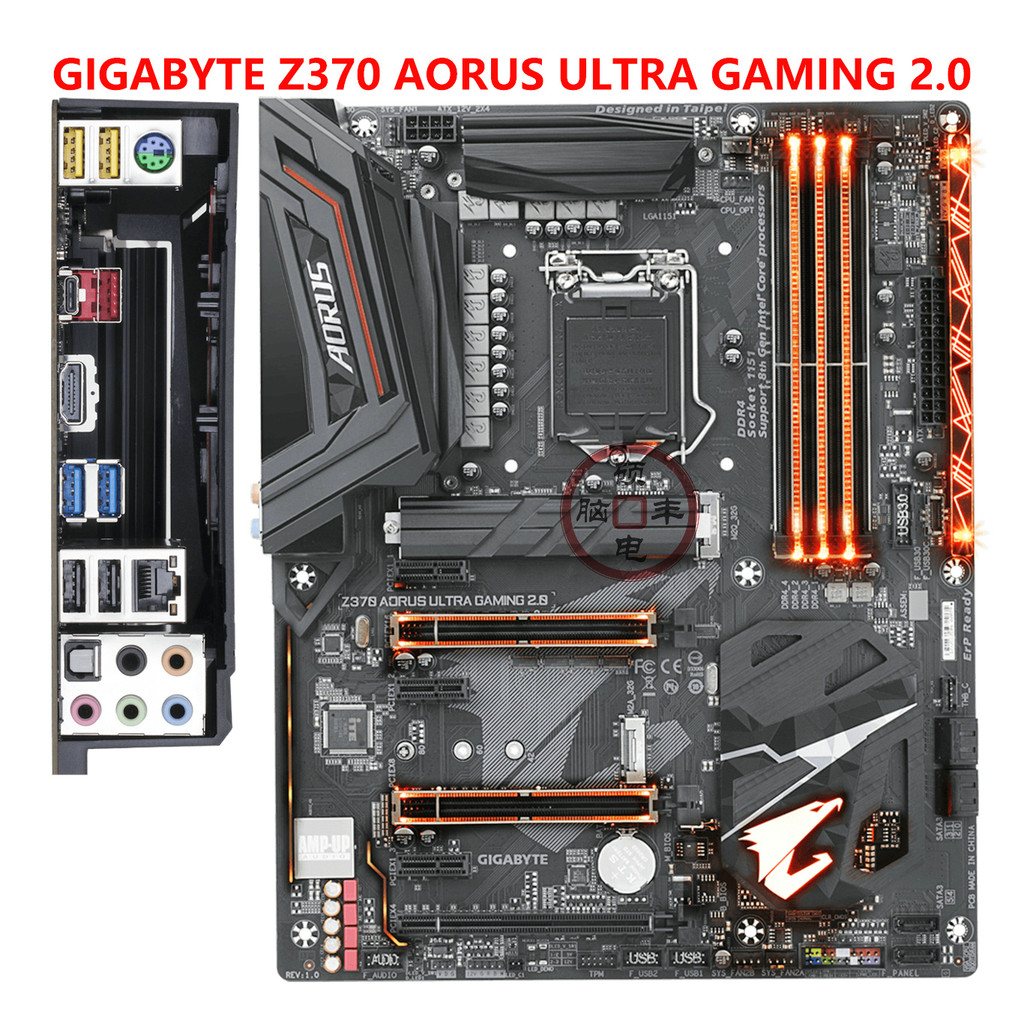 【全店免運】Gigabyte/技嘉 Z370 AORUS ULTRA GAMING 2.0 XP SLI P D3主板A | 蝦皮購物