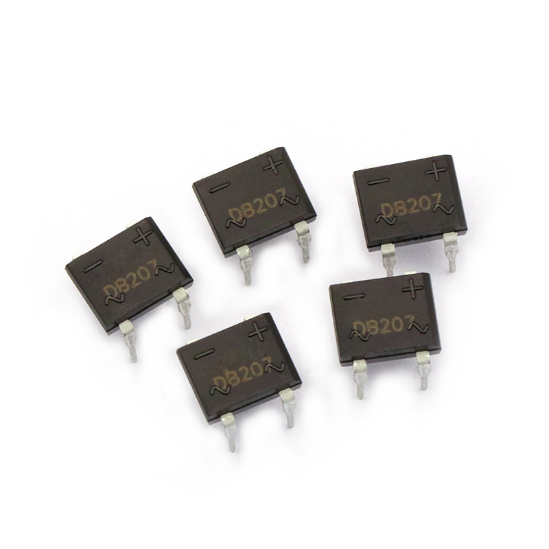 [滿10個起批]DB207 直插 2A/1000V 整流橋堆 單相玻璃鈍化整流器 | 蝦皮購物