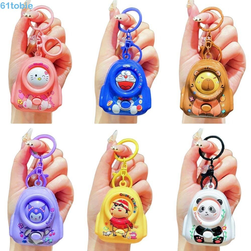 哆啦夢 TOBIE Crayon Shin-chan 變臉娃娃,Capybara Kuromi Doraemon 帶鑰匙 | 蝦皮購物
