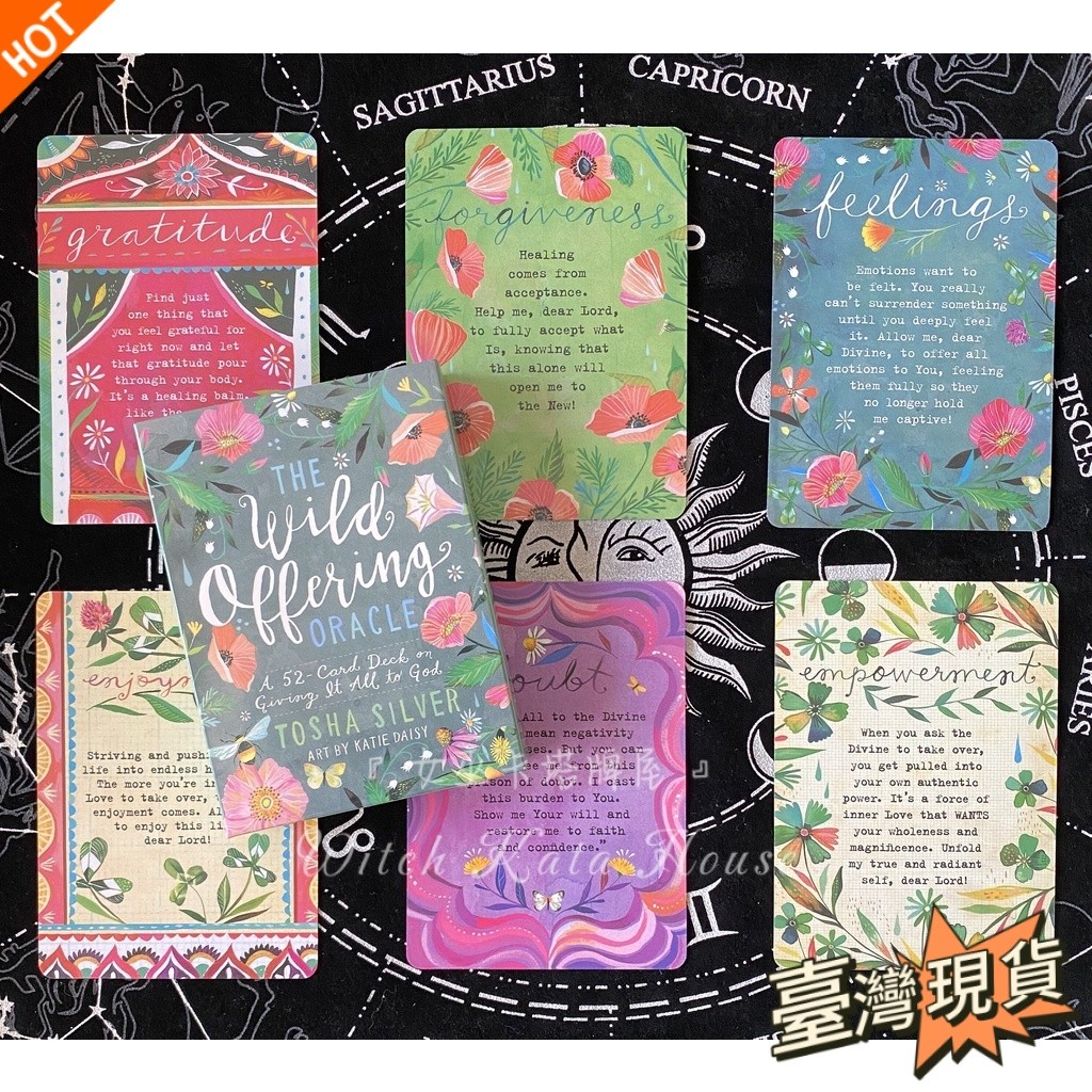 「女巫卡塔牌屋 」大自然的奉獻神諭卡 The Wild Offering Oracle 英文訂制卡牌 桌遊 | 蝦皮購物