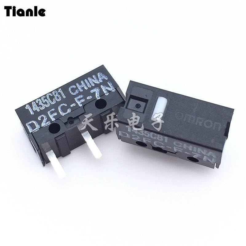 『一店購齊』滑鼠微動開關 D2FC-F-7N 通用滑鼠三腳按鍵開關 按鈕壽命500萬次 | 蝦皮購物