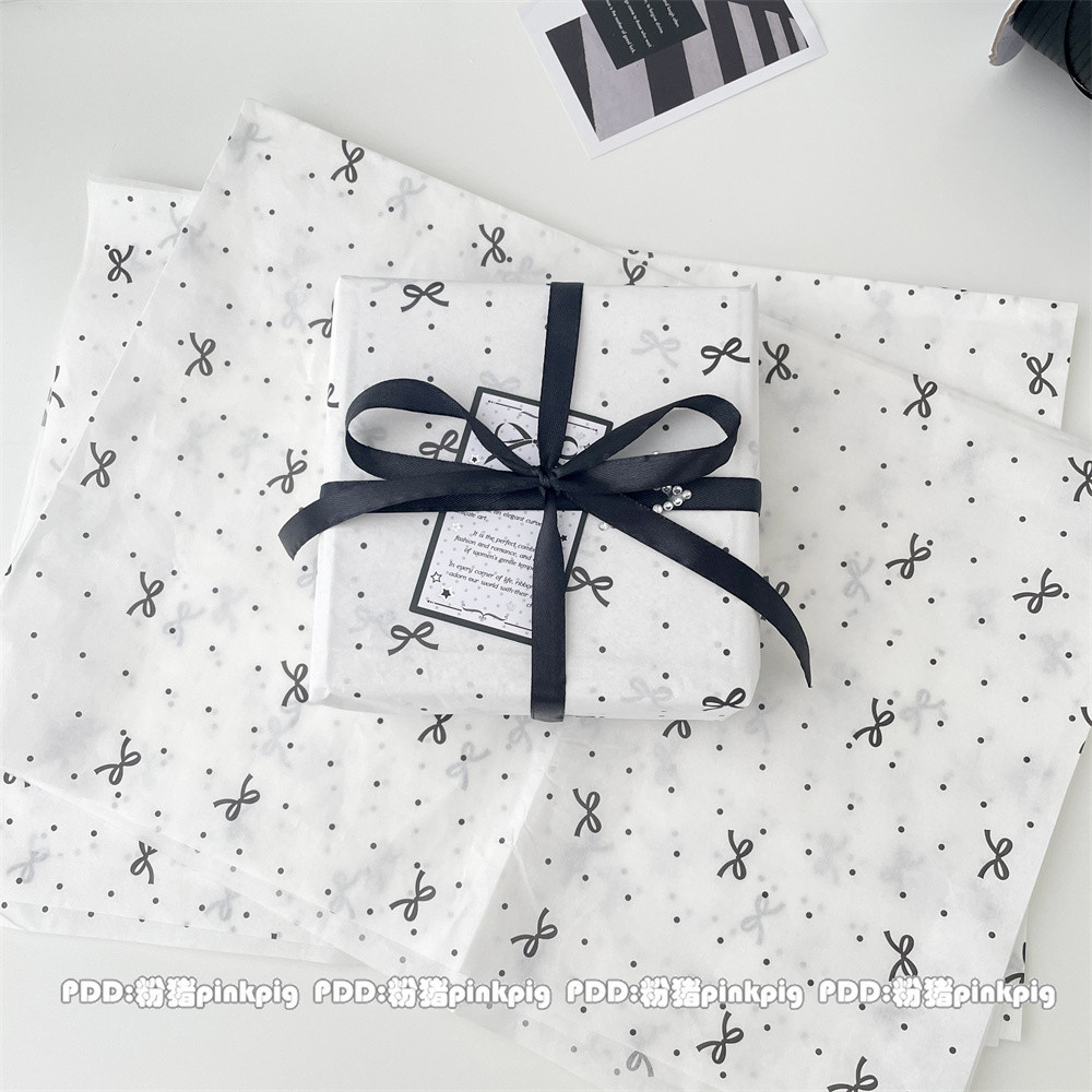 【臺灣24H齣】ins波點蝴蝶結雪梨紙大張鮮花禮物包裝打包齣貨diy材料裝飾紙全套 | 蝦皮購物