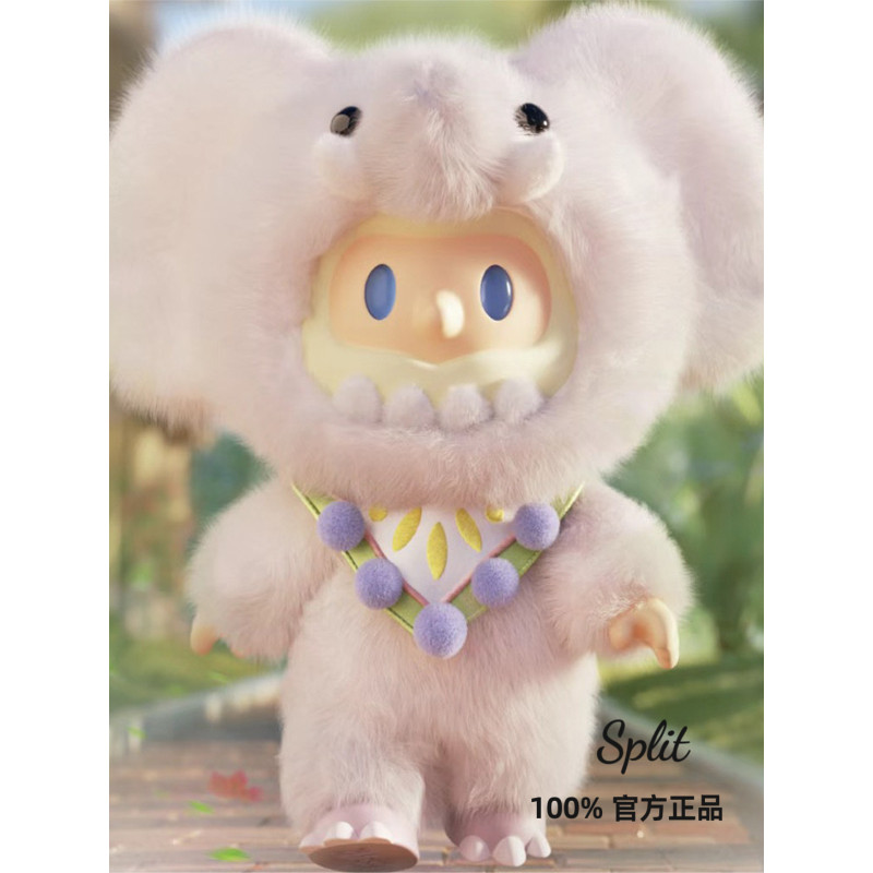 【SPlit】正版 FURRY CHANG Bob粉象獸BOB搪膠毛絨吊飾吊卡玩偶公仔玩具盲盒禮物 | 蝦皮購物