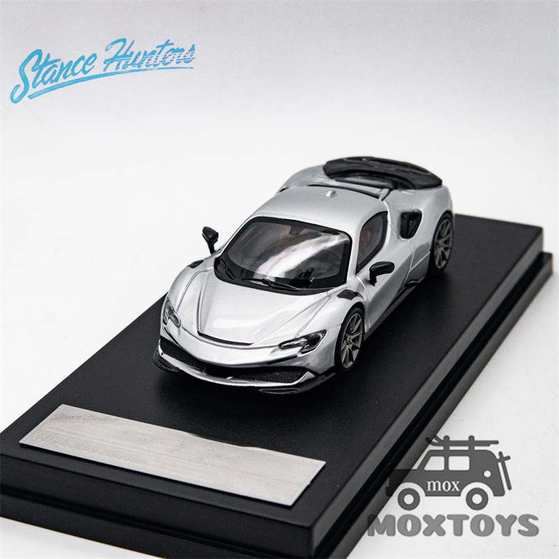 Stance Hunters 1:64 Novitec SF90 Silver Limited499 壓鑄模型車 | 蝦皮購物