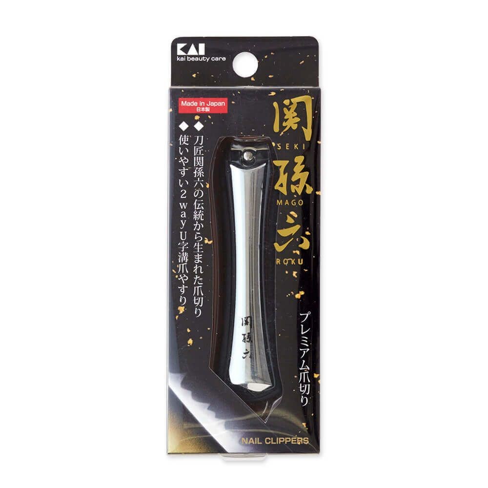 【現貨】日本KAI貝印 關孫六 不鏽鋼指甲剪 雙邊銼刀 HC-1802 | 蝦皮購物