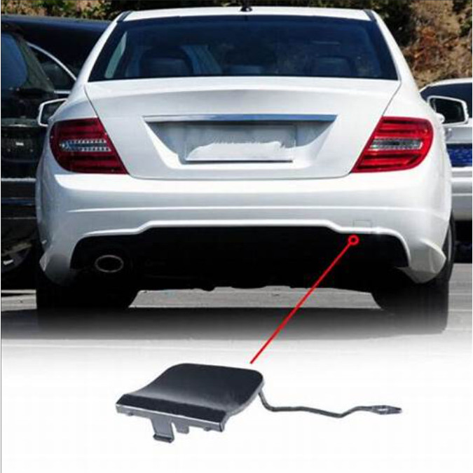 2048855623適配Mercedes-Benz 賓士C級後拖車蓋W204 11-13年後保險槓牽引鉤蓋板 | 蝦皮購物