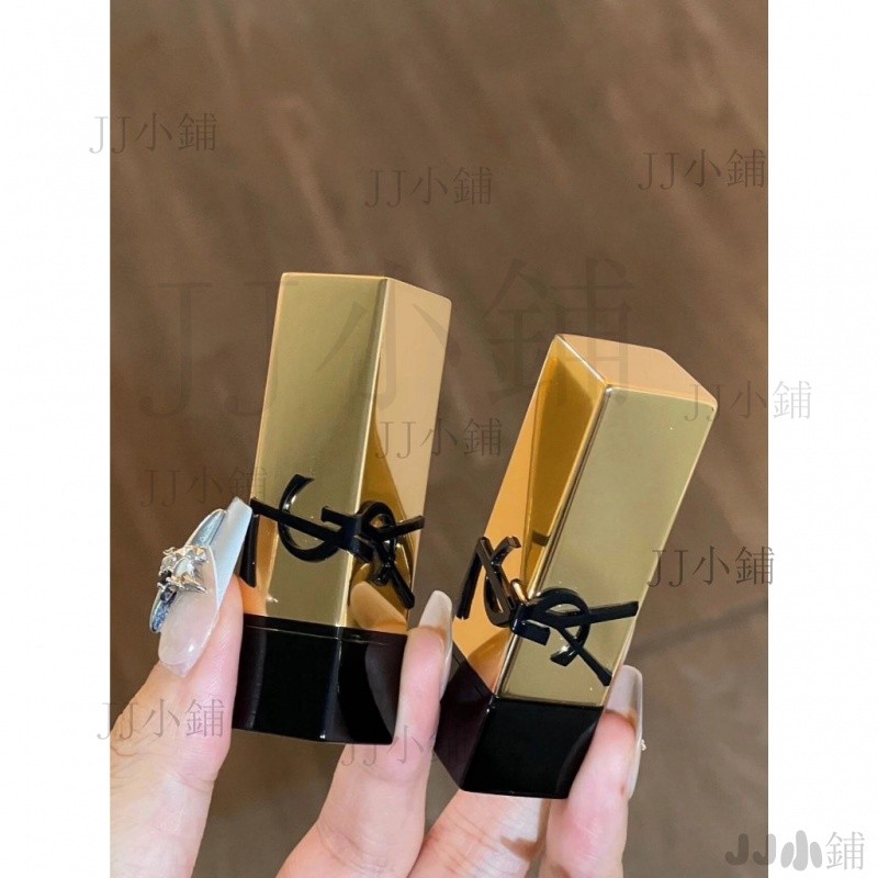 台灣有貨 新效期 YSL口紅 奢華緞面釉惑唇膏1.3g 奢華緞面漆光唇釉2.8ml 黑金方管口紅 黑管唇釉 小樣Q版 | 蝦皮購物