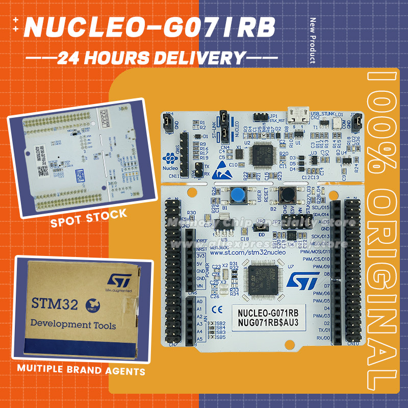1個/很多! Nucleo-g071rb STM32G071RBT6 MCU STM32 Nucleo-64開發板全新原 | 蝦皮購物