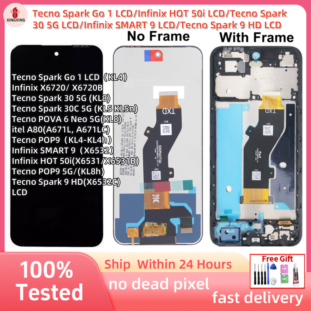 適用於 Tecno Spark Go 1 LCD/Infinix HOT 50i LCD/Tecno Spark 30 | 蝦皮購物